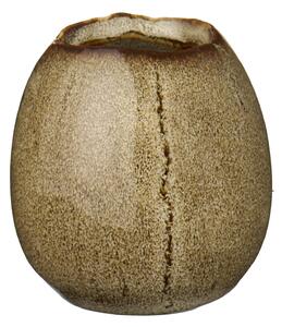 Mini vázička Egg-shaped Brown 6,5 cm | FAVI.cz