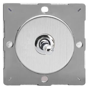 1-Gang Intermediate TOGGLE Switch - kartáčovaná ocel/chrom | FAVI.cz