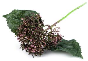 Hnědo zelená umělá bobulová polní rostlina 47cm | FAVI.cz