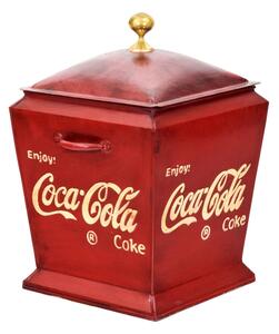 Plechová lednička "Coca Cola", antik, 30x30x44cm | FAVI.cz