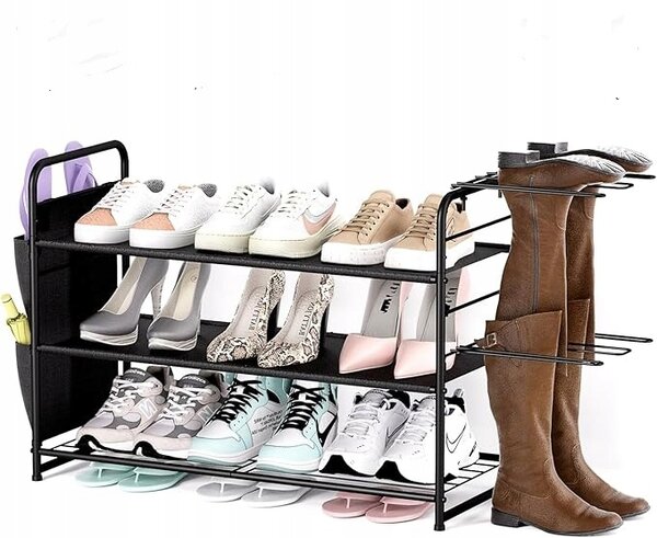 Botník CLESOO 100 x 50,5 x 29,5 cm černá | FAVI.cz