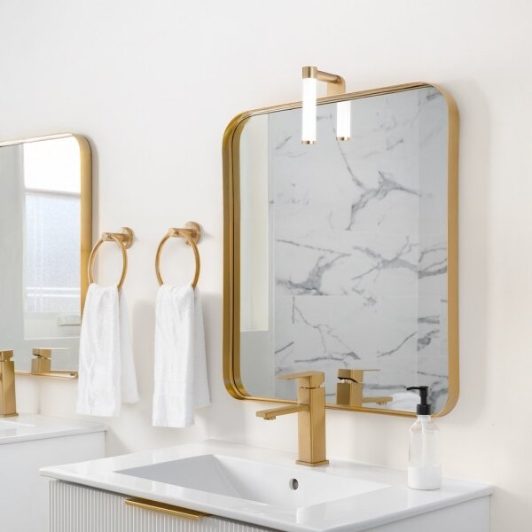 LED Koupelnové osvětlení zrcadla APA MINI LED/4W/230V IP44 zlatá | FAVI.cz