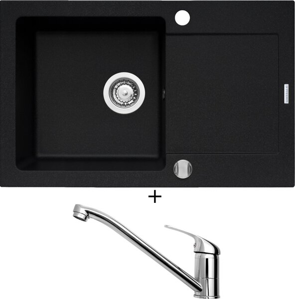 SET Pyramis MIDO (79x50) 1B 1D carbon + Pyramis ASALIA chrom | FAVI.cz