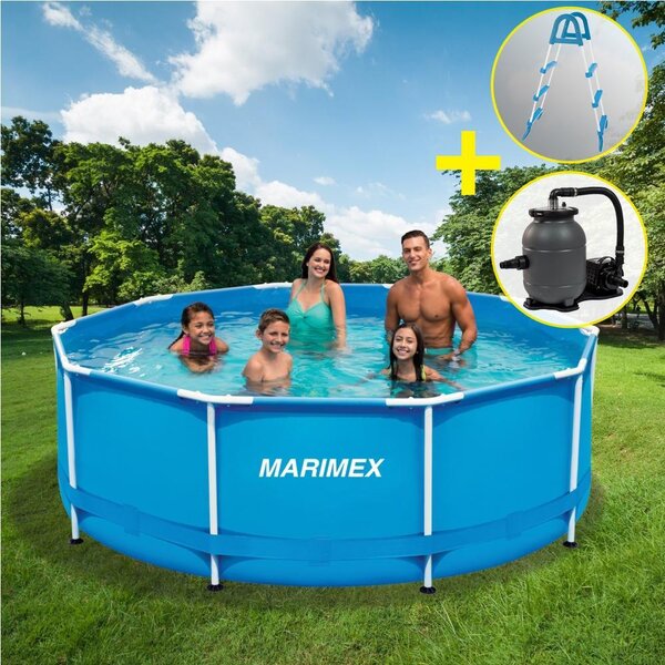 SET Bazén Marimex Florida 3,05 x 0,91 m s fitrací a schůdky | FAVI.cz