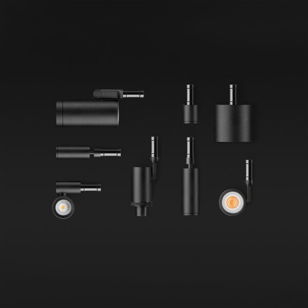 Podhledové LED světlo Arkos light Magnetic 24V flip white black Barva ...