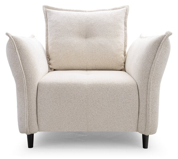 Křeslo Nigel, bílé Raven | FAVI.cz