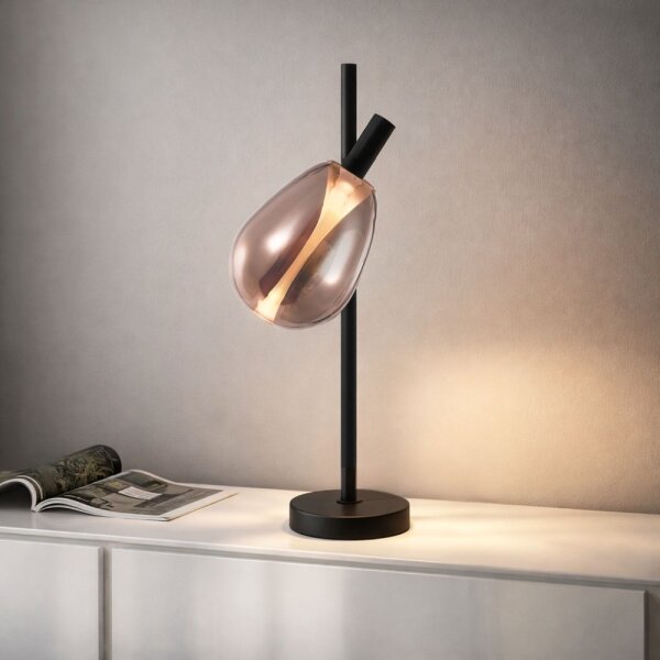 Stolní lampa DENSO 1xG9/5W/230V měděná/černá | FAVI.cz