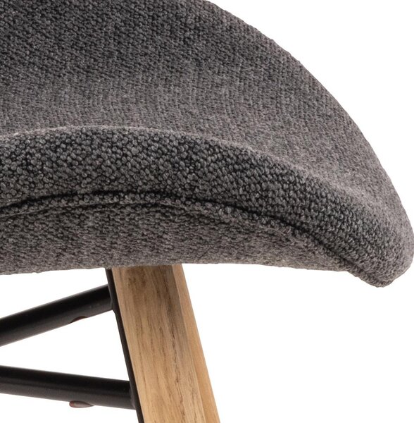 Drevko 2x Jídelní židle Batilda A1 - antracit / přírodní | FAVI.cz