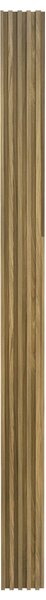 WPC Obkladový panel - Lamela vystouplá, Tmavě hnědá, 2900x210x20 mm ...