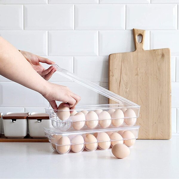 Arte Regal Úložná box na vajíčka, organizér na 12ks vajec, akryl ...