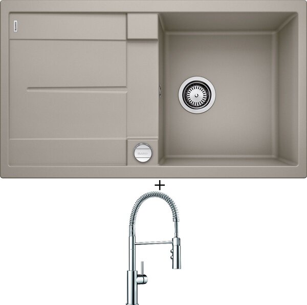 SET Blanco METRA 5 S tartufo + excentrické ovládání + Blanco CATRIS-S ...