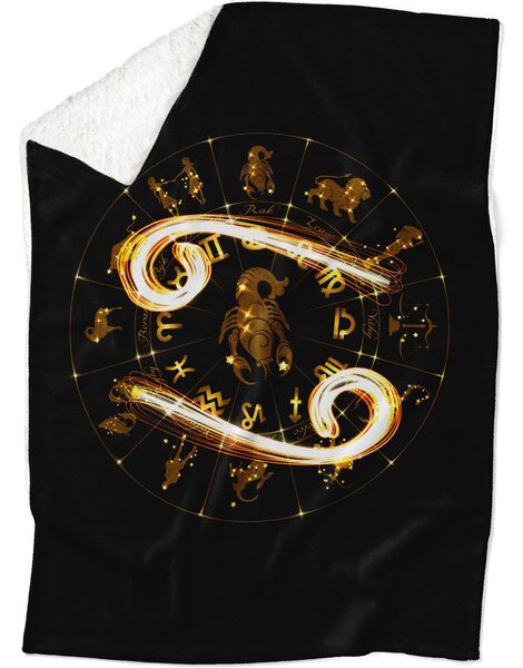 Deka Symbol znamení Rak (22.6. - 22.7.) (Podšití beránkem: ANO) | FAVI.cz