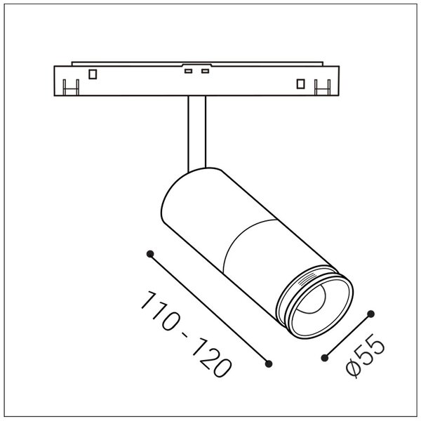 LED reflektor MAGO ZOOM CRI90 pro 48V systém LED2 Varianta: MAGO ZOOM ...