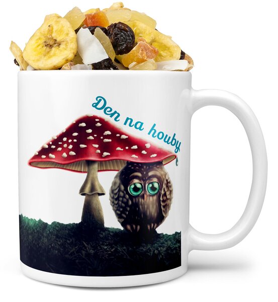 Hrnek Den na houby (Náplň hrníčku: Tropická směs) | FAVI.cz