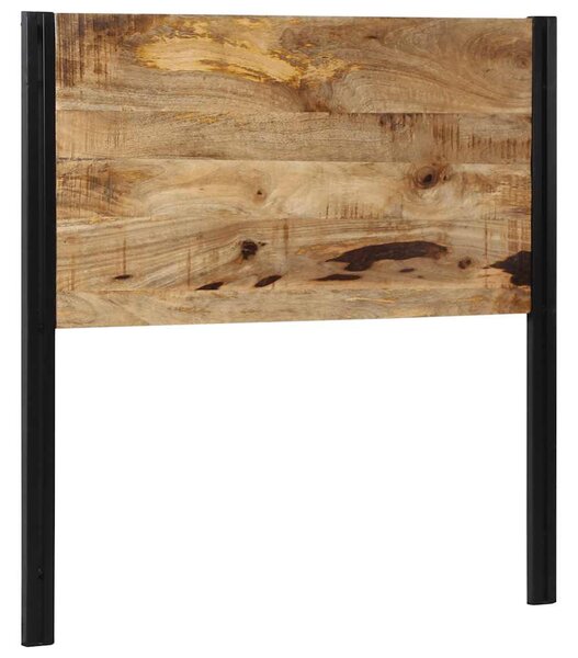 Čelo postele 100 cm z masivního dřeva Mango a železa | FAVI.cz