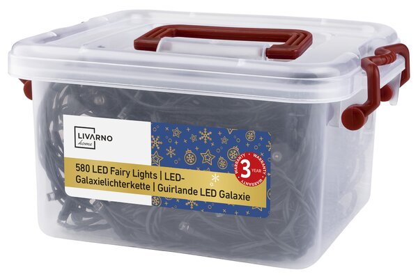 LIVARNO home Světelný LED řetěz Galaxie, 580 LED (580 LED se studeným ...