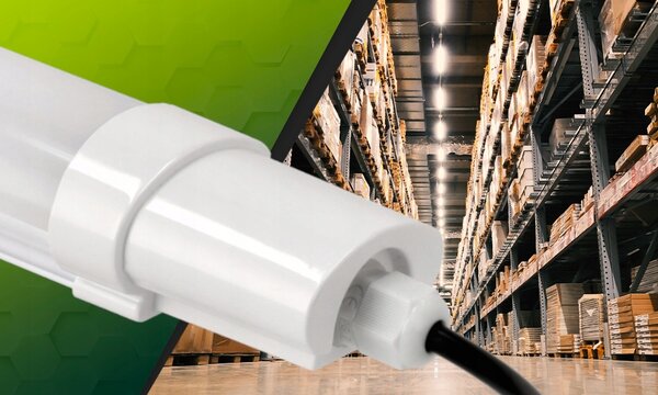 SADA 2 LED lamp 120cm 36W 3000lm Hermetické svítidlo IP65 do garáže ...