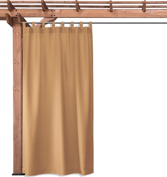Venkovní zahradní závěs s poutky SANTIAGO color 37 latté, různé rozměry ...