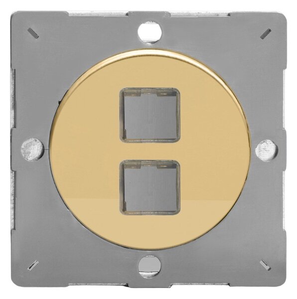 Rámeček EuroData PLATE (Keystone Data) - 2-modulový - VariGrid modul ...