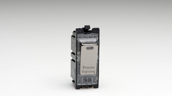 20A 1-Way Double Pole Switch + Neon with Bespoke Engraving | FAVI.cz