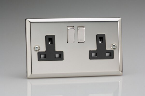 2-Gang 13A Double Pole Switched Socket | FAVI.cz