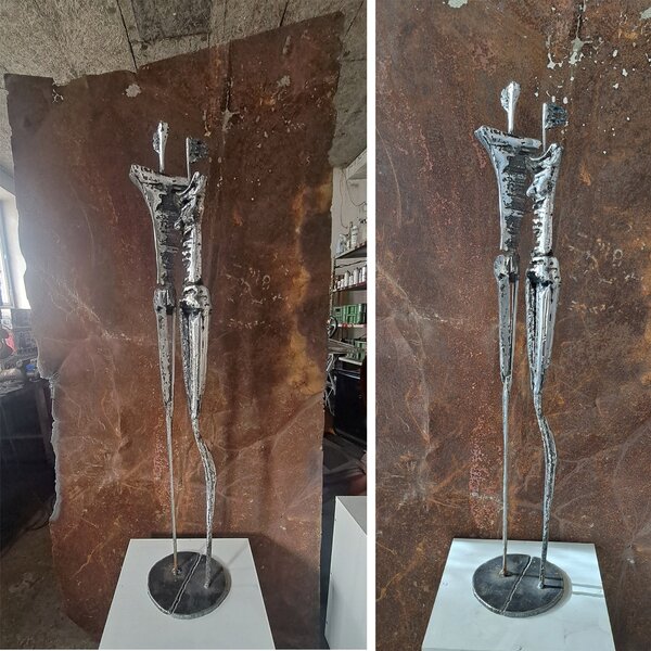 Plastika od brano brody - "Reciprocita M 2023", rozměr: 20 x 110 cm ...