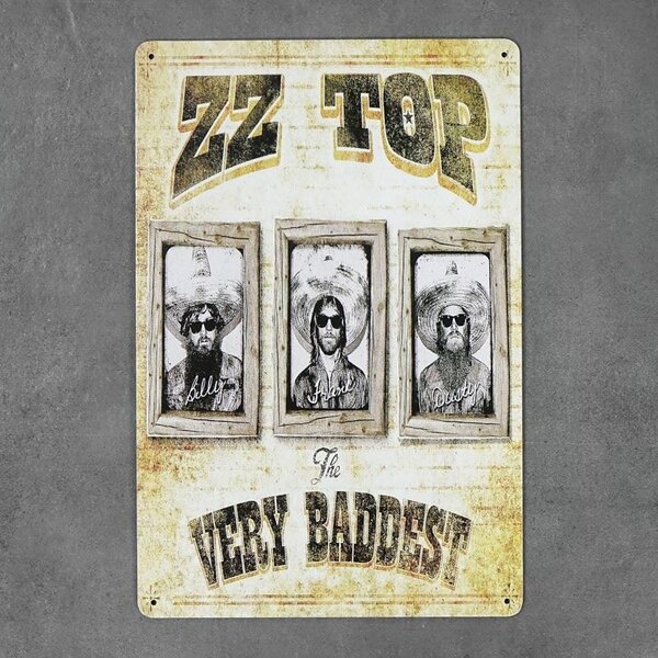 Kovová cedule ZZ Top 2 | FAVI.cz