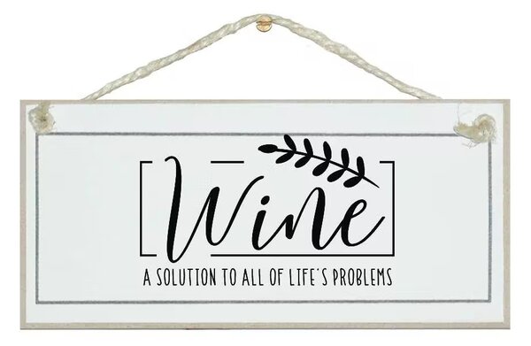 Crafty Clara Dřevěná Cedula - Wine | FAVI.cz