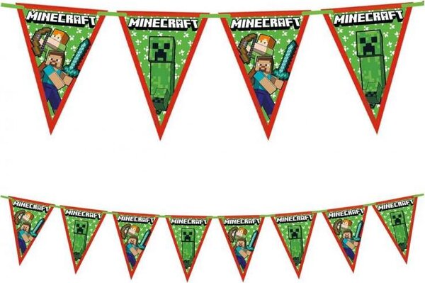 Procos Minecraft banner, vlajky (FSC papír) | FAVI.cz