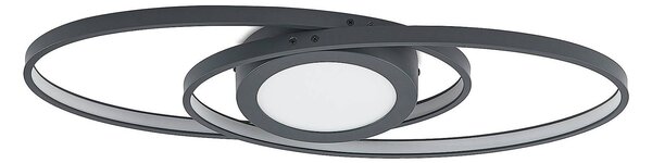 Lindby Mariyana LED stropní svítidlo, antracit | FAVI.cz