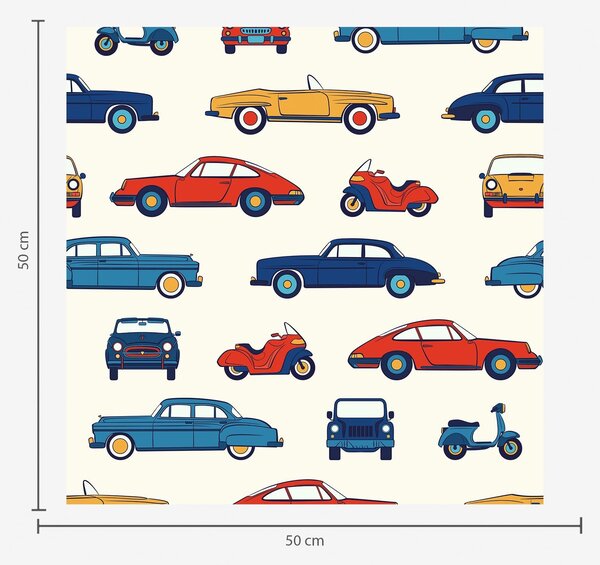 Tapety Zářivé retro automobily a skútry, Tapety vintage, a01178v2 ...