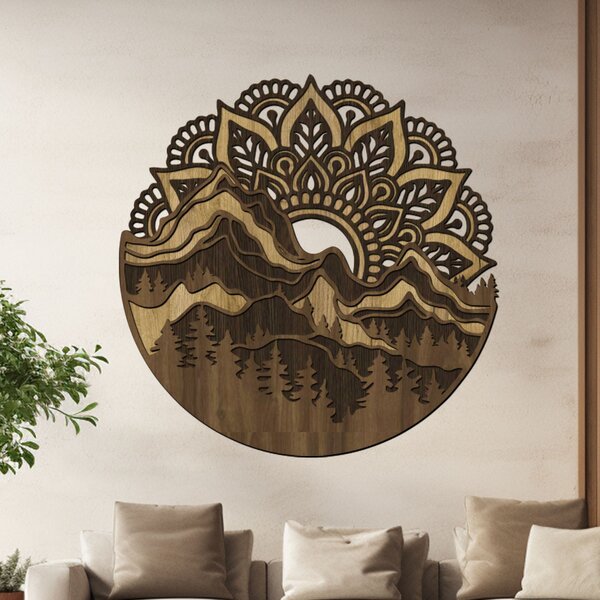 3 vrstvá mandala HORY | Rozměry (cm): 40x40 | Zvolte barvu dekoru ...