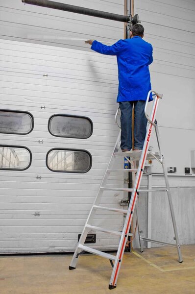 Hliníkové schůdky Hymer 8080, 5 nášlapů, 8080/5 | FAVI.cz