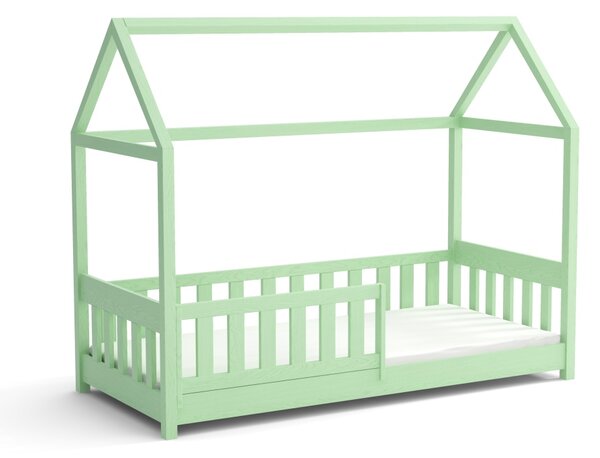 Dětská domečková postel Pavel, Grafit, 80x180 | FAVI.cz