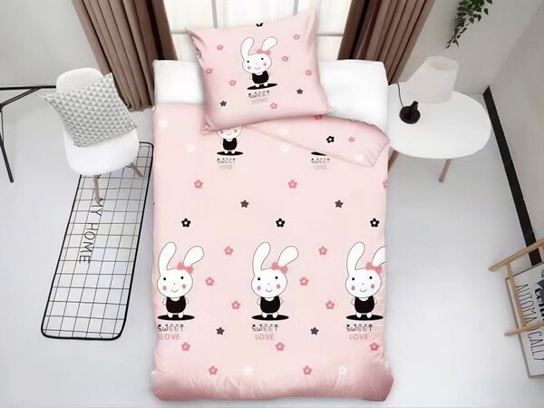 Dětské povlečení SWEET LOVE růžové | FAVI.cz