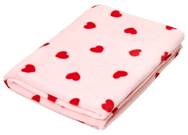 Livarno® Hebká deka, 150 x 200 cm (světle růžová) (100398892001) | FAVI.cz