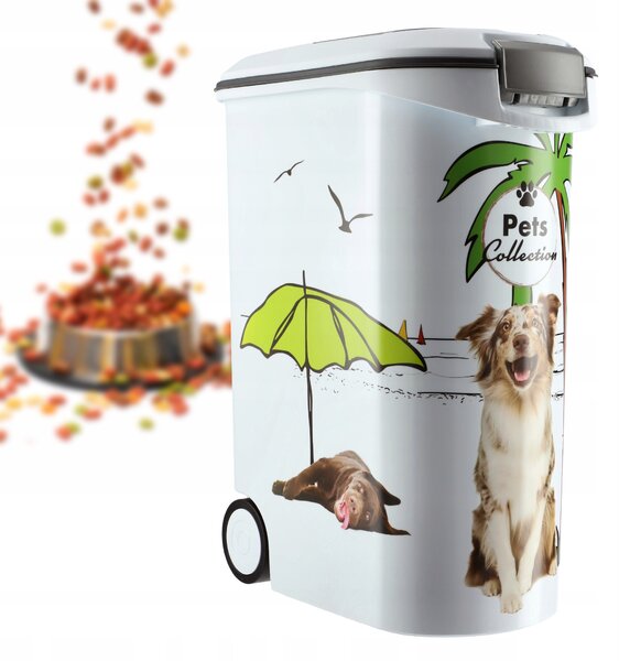 CURVER Kontejner a úložný box na granule pro psy, XXL 54l/20kg | FAVI.cz