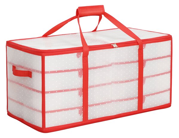 VASAGLE Plastový úložný box - červená - 67x34x34 cm | FAVI.cz
