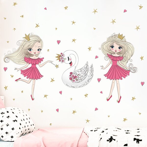 Samolepka na zeď/Tapeta Princess | FAVI.cz