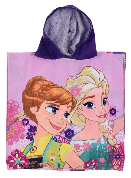 PONČO FROZEN er 1882-2 fialkové Anna, Elsa | FAVI.cz