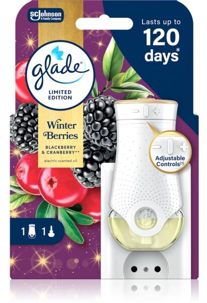 GLADE Winter Berries elektrický osvěžovač vzduchu 20 ml | FAVI.cz