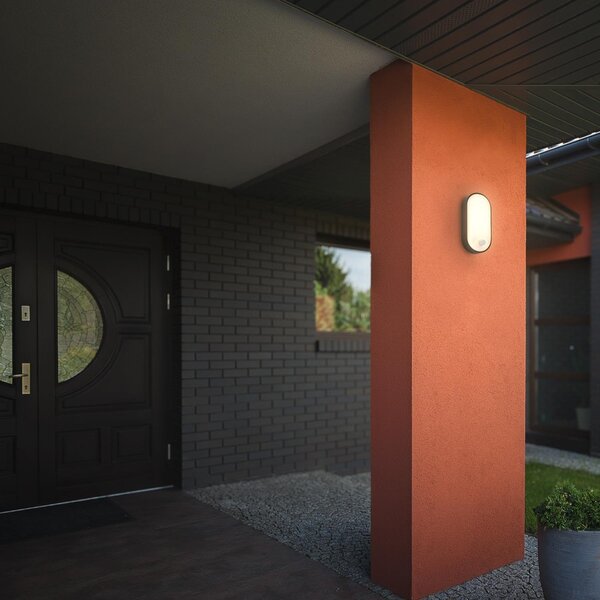 BRILO 3830015 Ruch LED venkovní nástěnné svítidlo, pohybové čidlo, IP65 ...