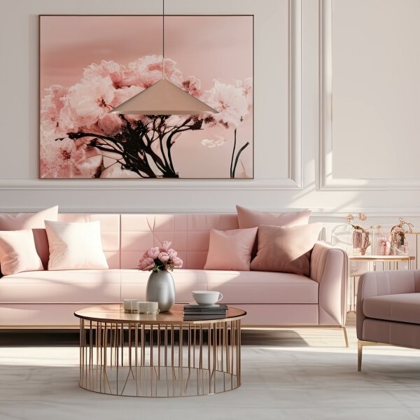 Lustr na lanku CAPITAL 1xGX53/15W/230V pr. 60 cm rose gold | FAVI.cz