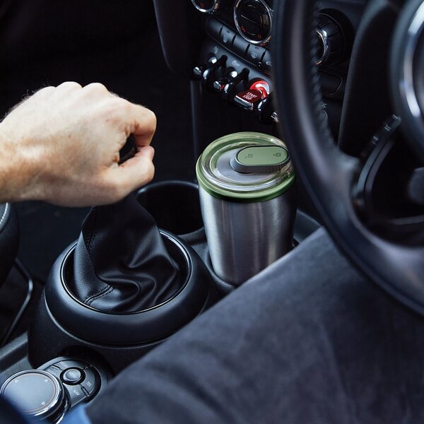 Velký nerezový termohrnek, 600ml, Black+Blum, zelený | FAVI.cz