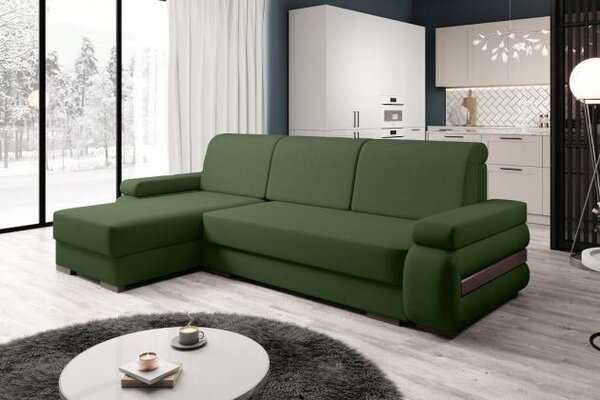 MEBLE ROBERT MODICA L rohová rozkládací sedací souprava s úložným ...