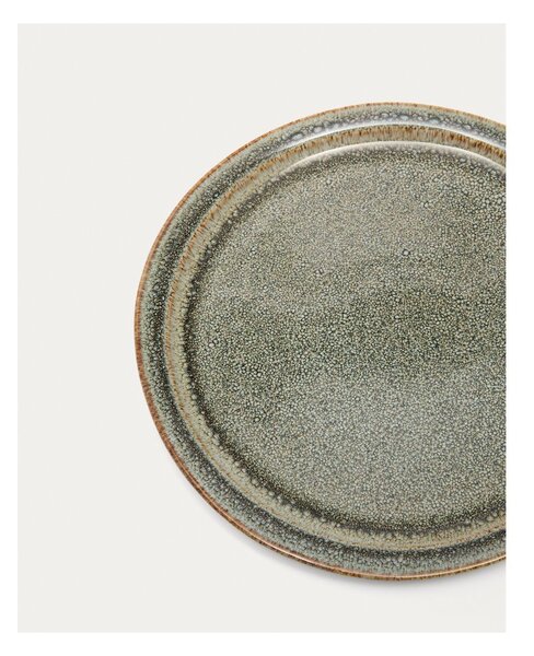 Šedý dezertní keramický talíř ø 23 cm Coval – Kave Home | FAVI.cz