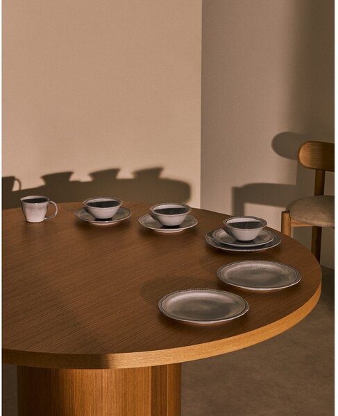 Modrý keramický talíř ø 27 cm Dovec – Kave Home | FAVI.cz