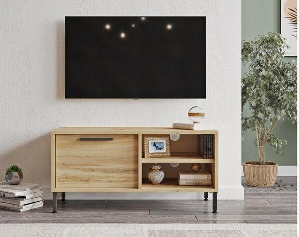 Retro TV stolek s kovovými nožičkami Style, 90 cm | FAVI.cz