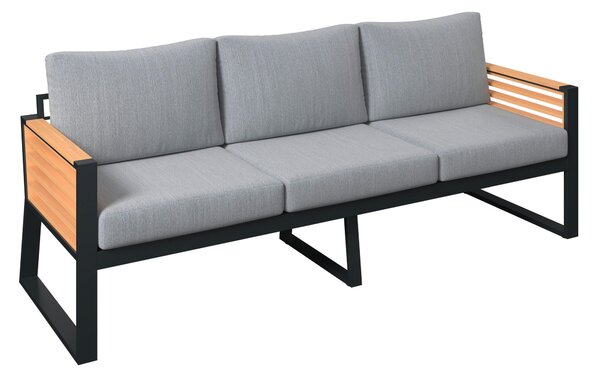 TERASOVÁ SEDACÍ SOUPRAVA 4dílné, dřevo, kov, textil Ambia Garden ...