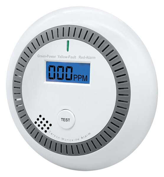 SOLIGHT Detektor spalin CO + alarm, 85dB, 3x AAA baterie | FAVI.cz